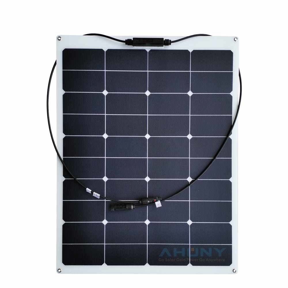Efficient 35W Flexible Solar Panel EFTE Thin Flexible Solar Panels ...